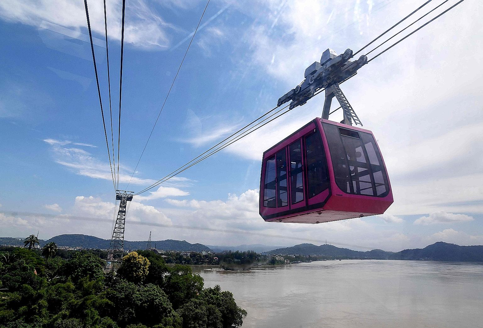 India's longest river ropeway service launched India News - Tabla